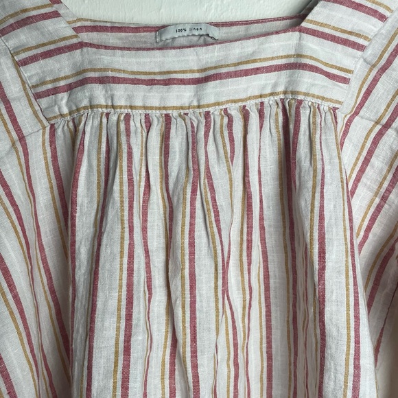 Rachel Zoe | Tops | Rachel Zoe Striped 0 Linen Blouse Medium | Poshmark